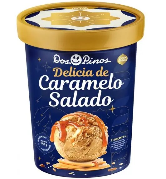 Helado Delicia de Caramelo Salado 540G | Licores La Nueva Fortuna